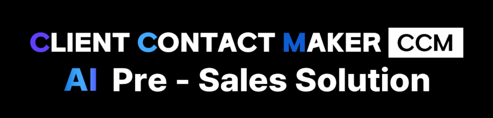 Client Contact Maker, AI 기반 영업 지원 플랫폼 출시