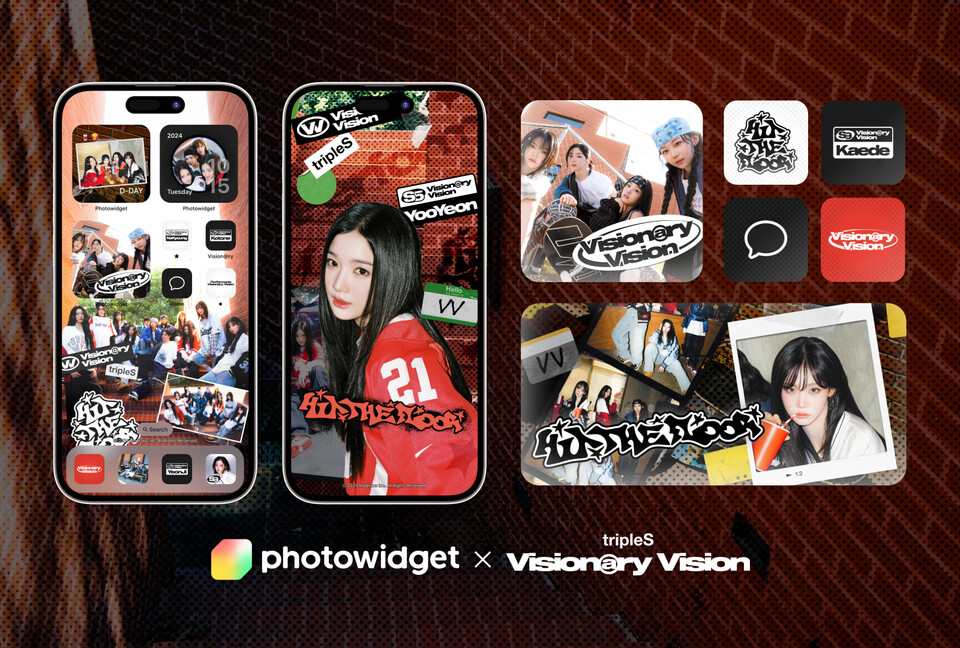 포토위젯, tripleS VV 첫 앨범 'Performante' 발매 기념 공식 스마트폰 테마 공개